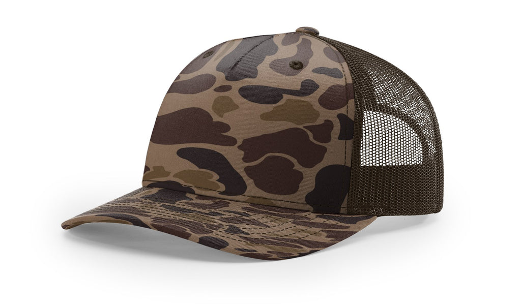 Richardson Trucker Mesh Printed 5 Panel 112PFP Duck Camo – Sport About ...